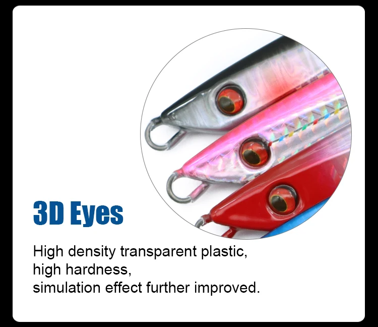Howell OEM 80g Lead Fast Metal Speed Jigging Bass Trout Vertical ...