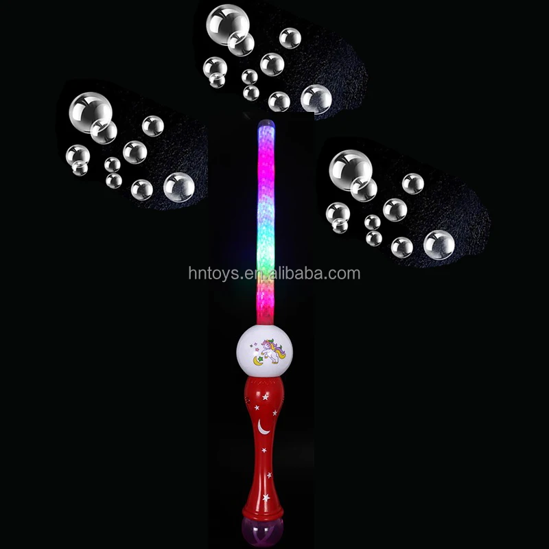 Customized Halloween Part Toys Electric Led Flashing Light Bubble Magic ...