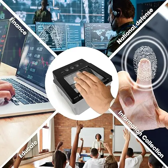 MFS500 Biometric Fingerprint Scanner - Ultra-Thin 500 DPI Live ...