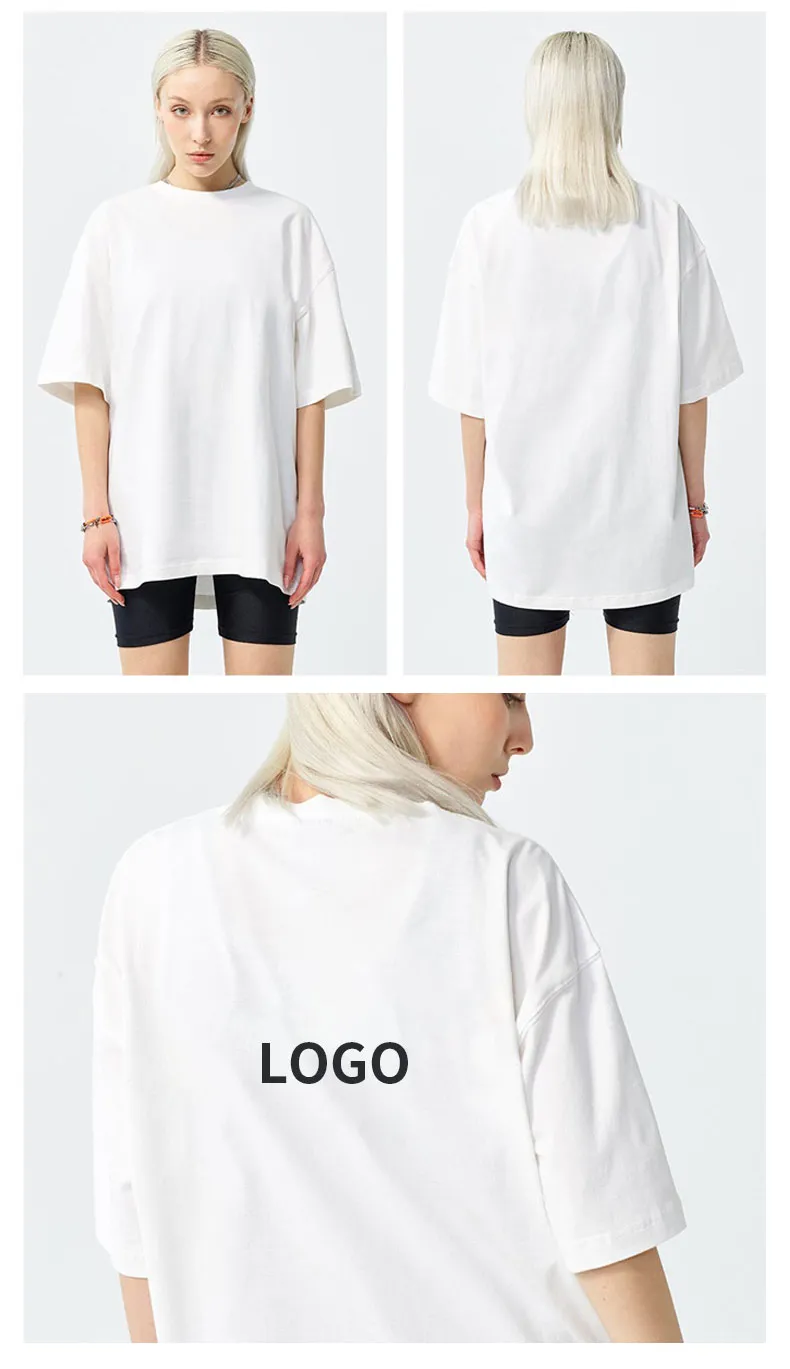 Custom Mens Oversize T-shirt Print Logo 100% Cotton Plus Size Tee Shirt ...