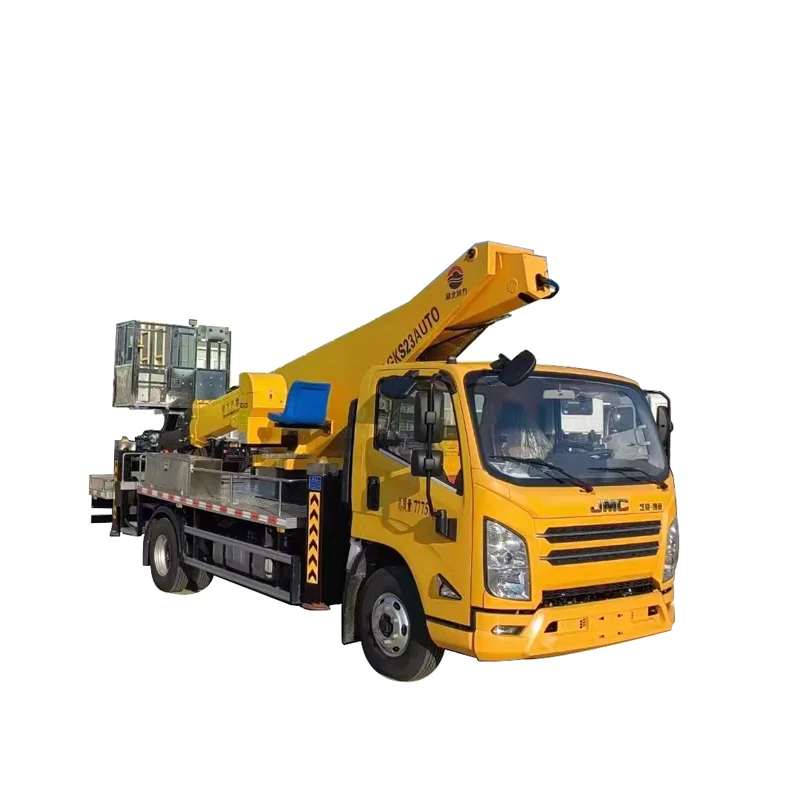 Jmc Single Row Wide Body Cab Telescopic Arm High-altitude Work Vehicle ...