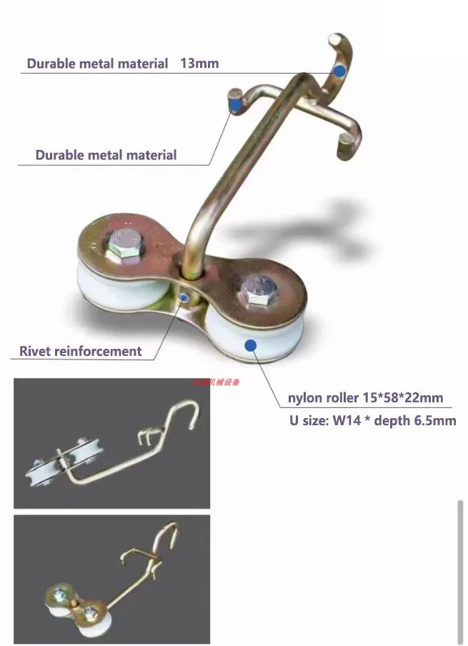 Chrome Steel Cable Roller Electric Pulley Cableway System for Banana ...