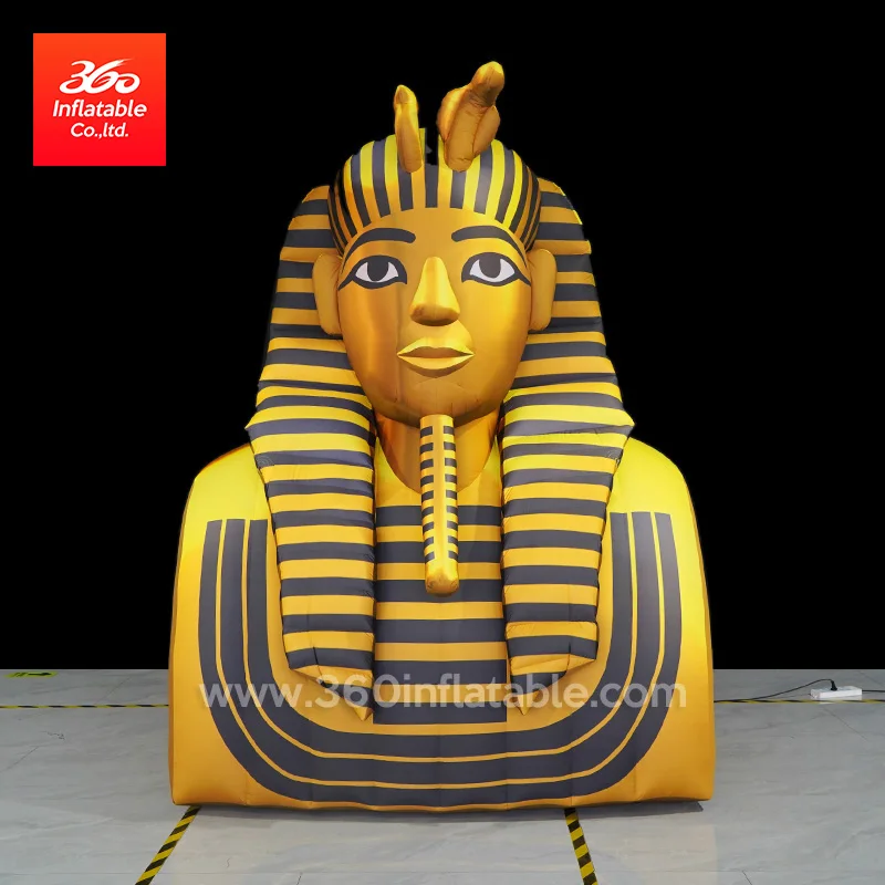 Giant Custom Advertising Inflatable Egyptian Pharaoh Model