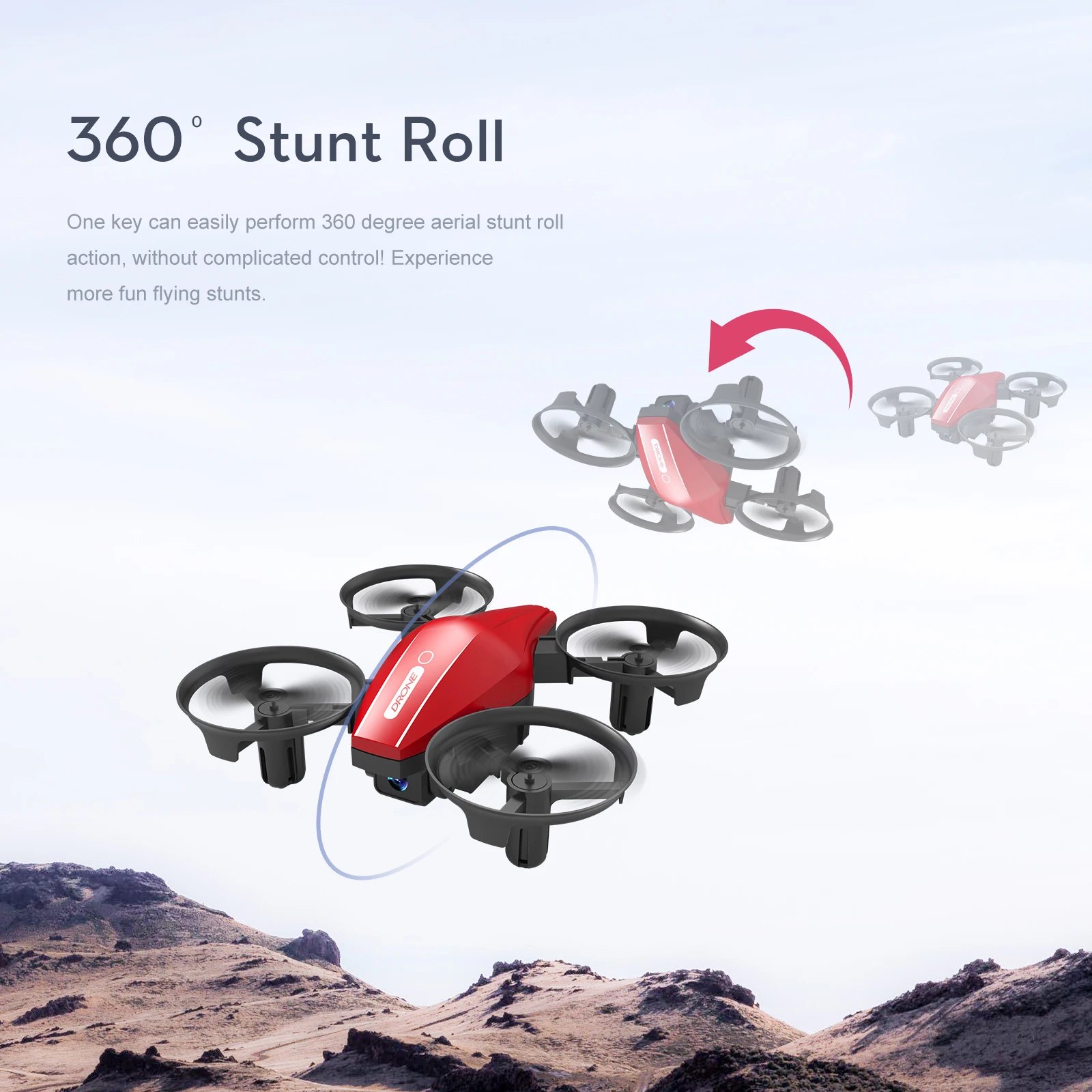 Mini Drone Sjy-Gt1 - Fun 360 Degrees Rotation Quadcopter