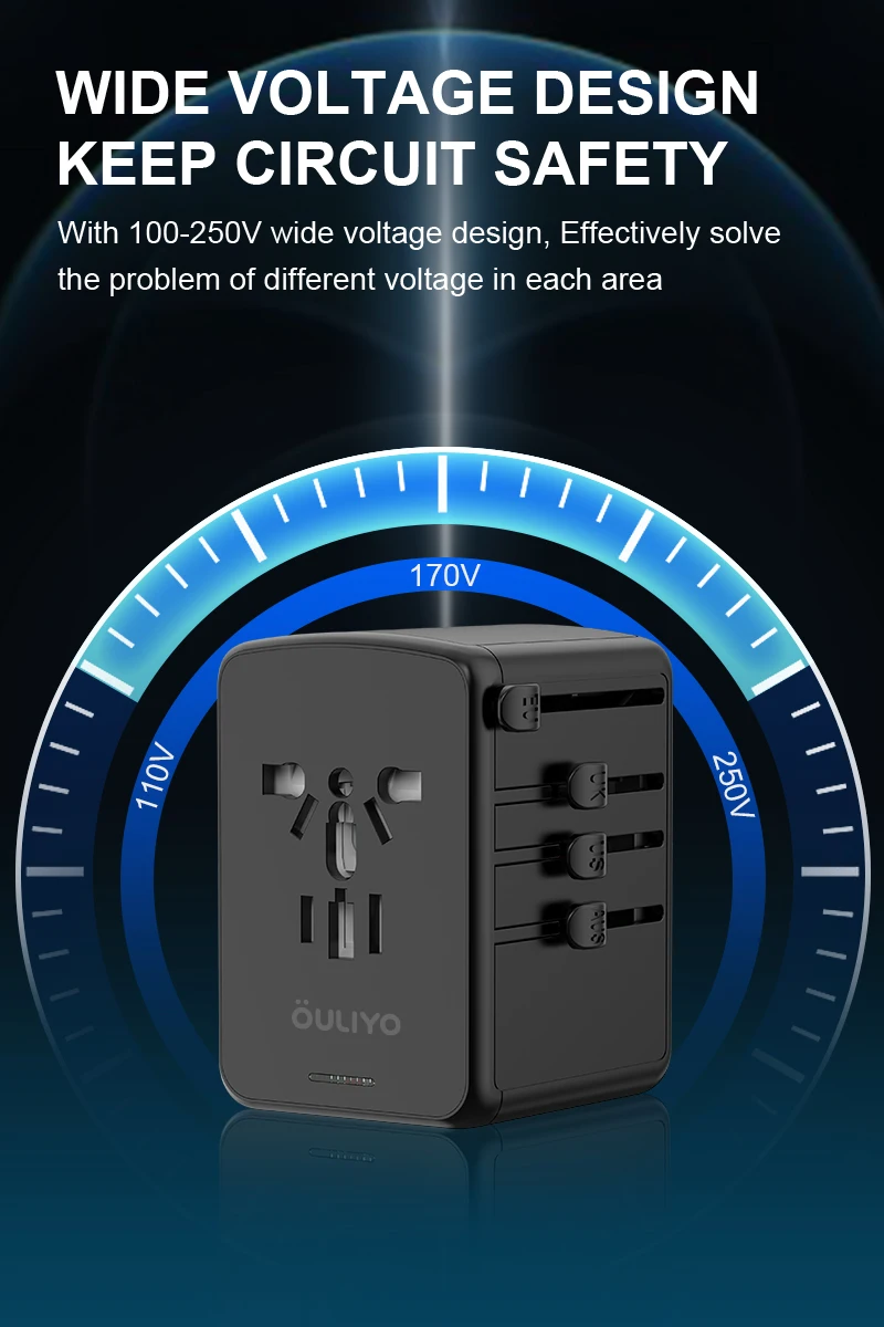 Universal Travel Adapters - World Plug International Adaptor