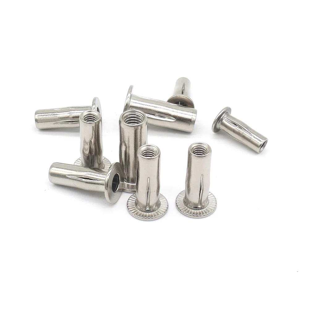 M4 M5 M6 M8 M10 1/4-20 5/16-18 Lantern Stainless Steel Insert Nut ...