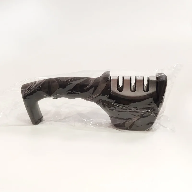 3 Level Knife Sharpener Multi-function Plastic Handle Manual Mini Outdoor Knife Sharpener - Buy ...