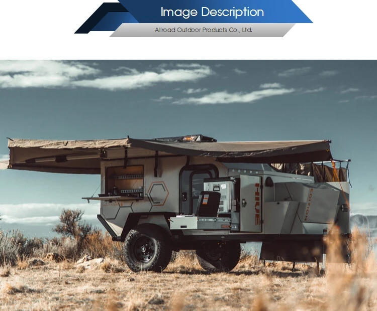 4X4 Multifunctional Overland Travel off Road Trailer Camper