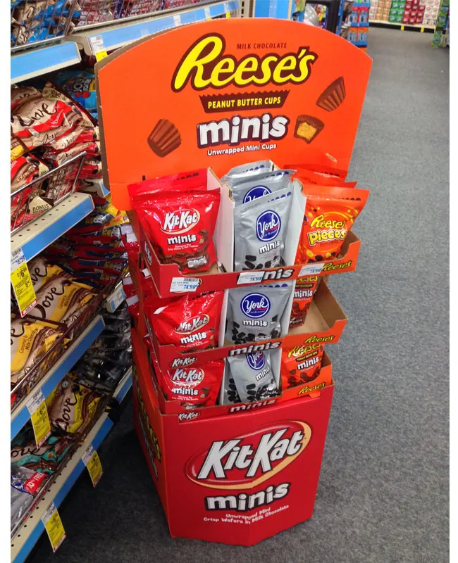 Customizable Supermarket Display Stands for Food & Drinks