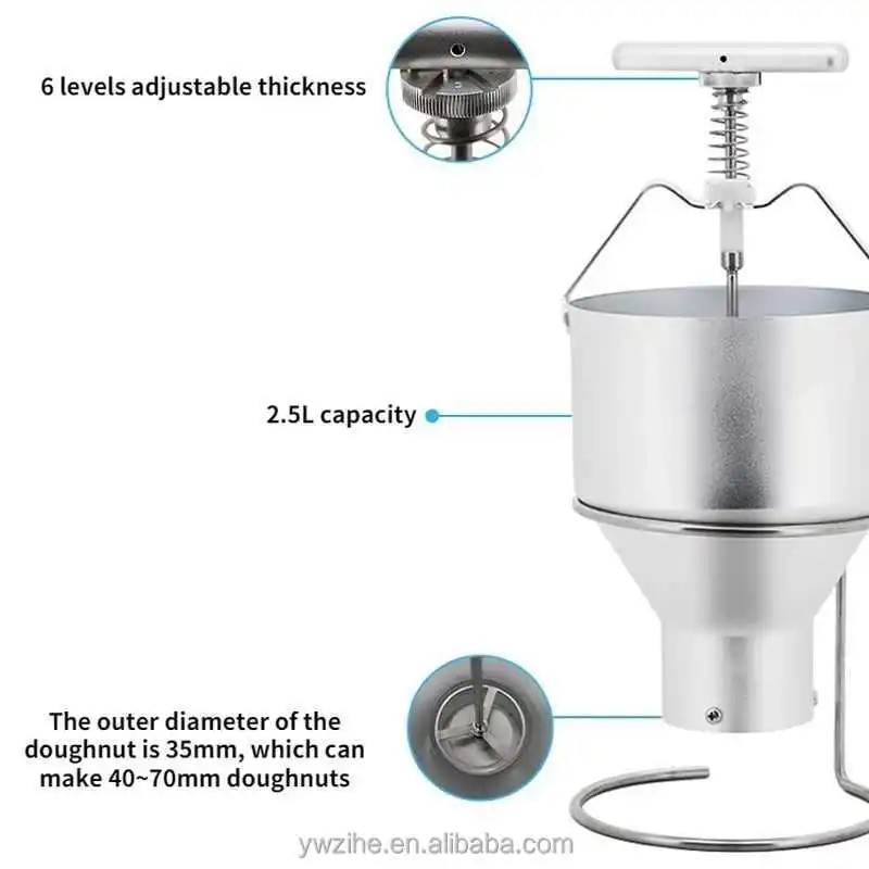2.5L Commercial Doughnut Machine Mini Manual Doughnut Machine Deep ...