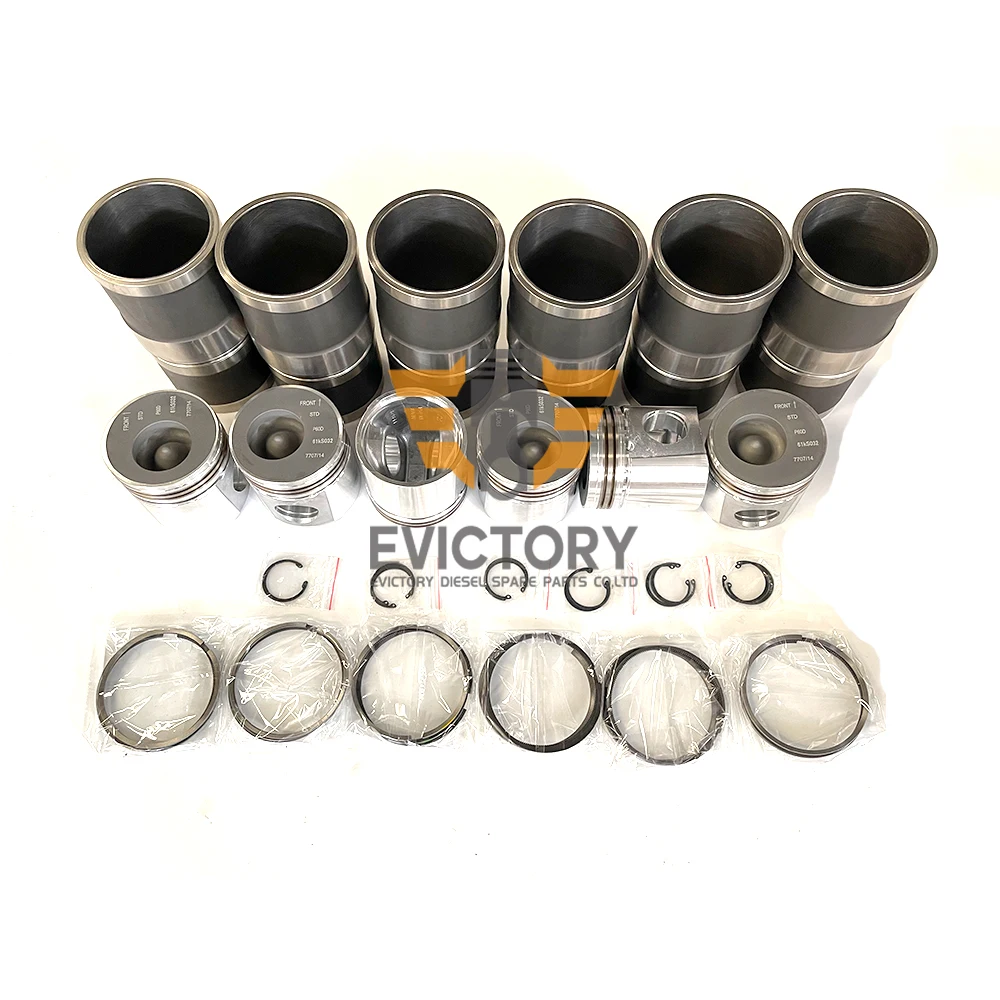 For Cummins Rebuild Kit 6ct8.3 6cta 6ct 6ctaa8.3 6cta8.3 Piston Ring ...