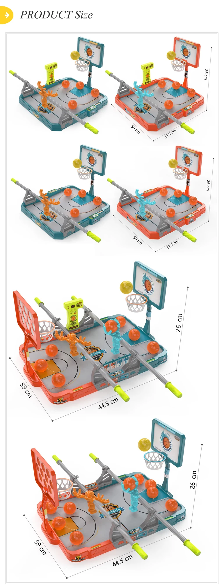 Desktop Shooting Board Game - Mini Scoring Finger Basketball