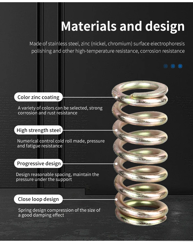Custom Stainless Steel Miniature Conical Coil Springs Micro Tension ...