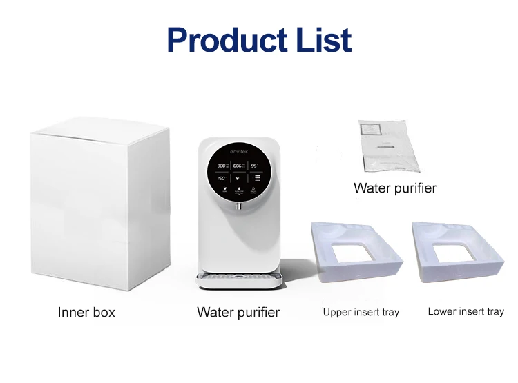 Desktop Water Purifier Reverse Osmosis Filter Four-Stage Filtration ...