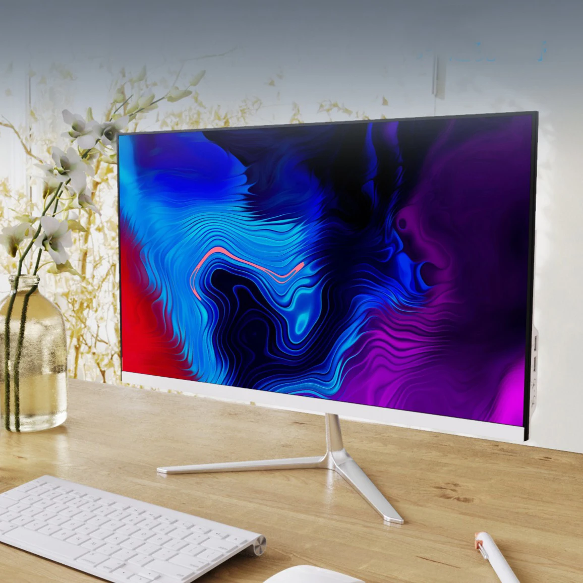 Office 27 Inch Desktop Pc I3 I5 I7 8g Ddr3 + 256g Ssd All In One ...