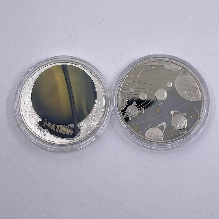 Metal Crafts Solar System Silver Coins - Custom Collectibles