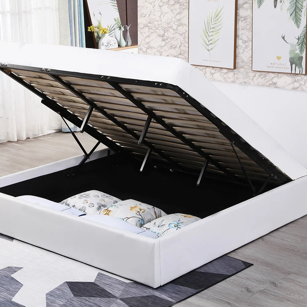 Luxury Style Household Multi-Function Folded Storage Bed