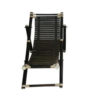 Vintage Beach Sun Lounger Outdoor Sunbed Pool Chairs Beach Solid Wood ...