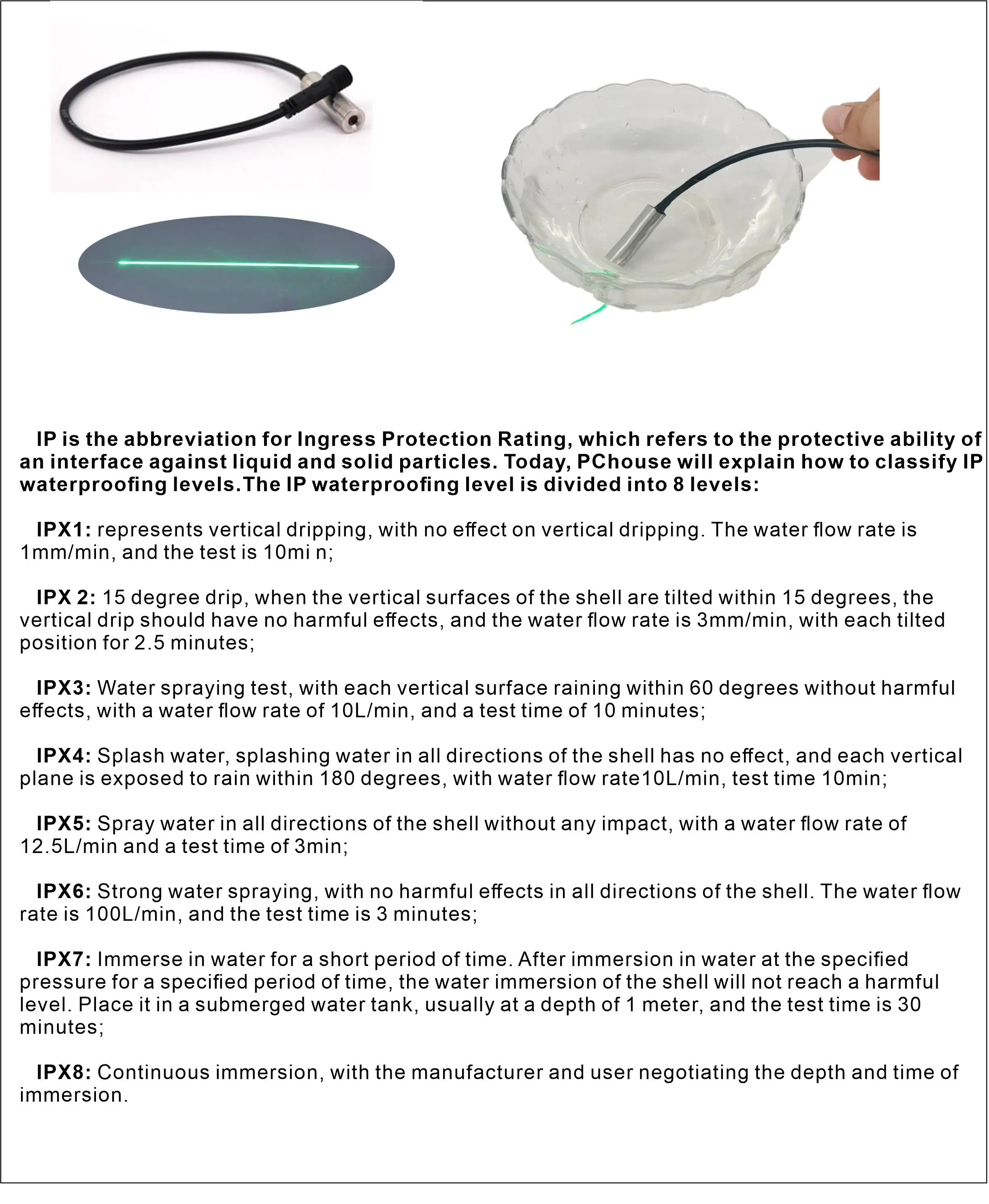 Diameter12x40mm Green Line Laser Ip67 With Waterproof Function 520nm ...