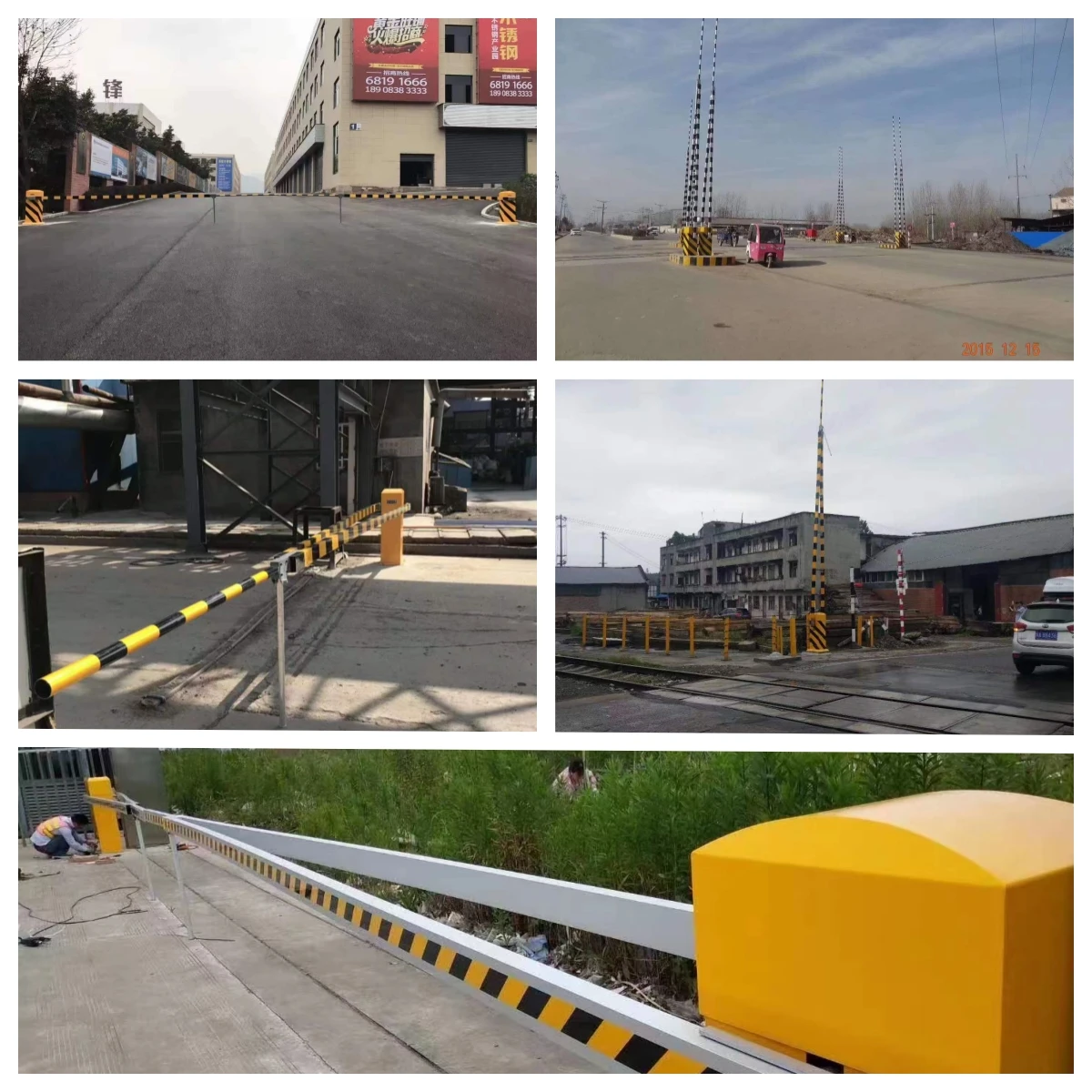 ANT Heavy Duty Double Arms Boom Barrier Gate for Railroads