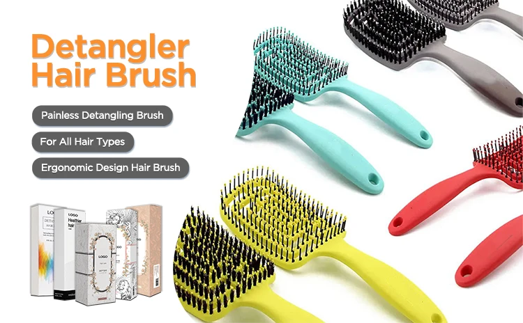 Laotang Customized Logo And Package Abs Detangling Hair Brush Scalp ...