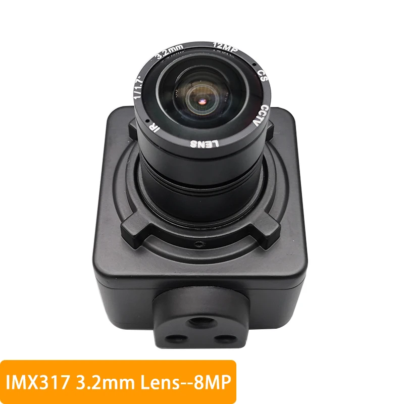 8MP 4K Autofocus CCTV Camera CMOS IMX317 With 8mm Lens 57 Degree High ...