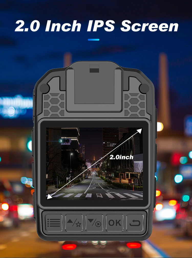 Mini 1440P HD Body Worn Cameras for Security Guard IP66 Waterproof 2.0 ...