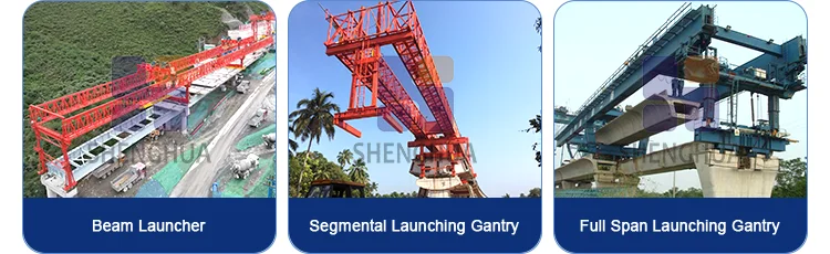 Truss Structure Concrete Girder Launching Crane Bridge Segmental ...