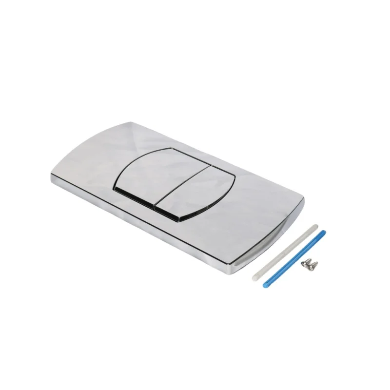 Chrome Concealed Cistern Panel Flush Plate Push Panel Button Wall ...