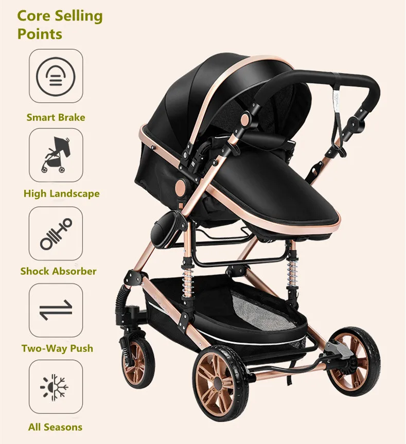 Custom Made Walkers & Carriers Baby Cart,Reborn 3 In 1 Baby Strollers ...