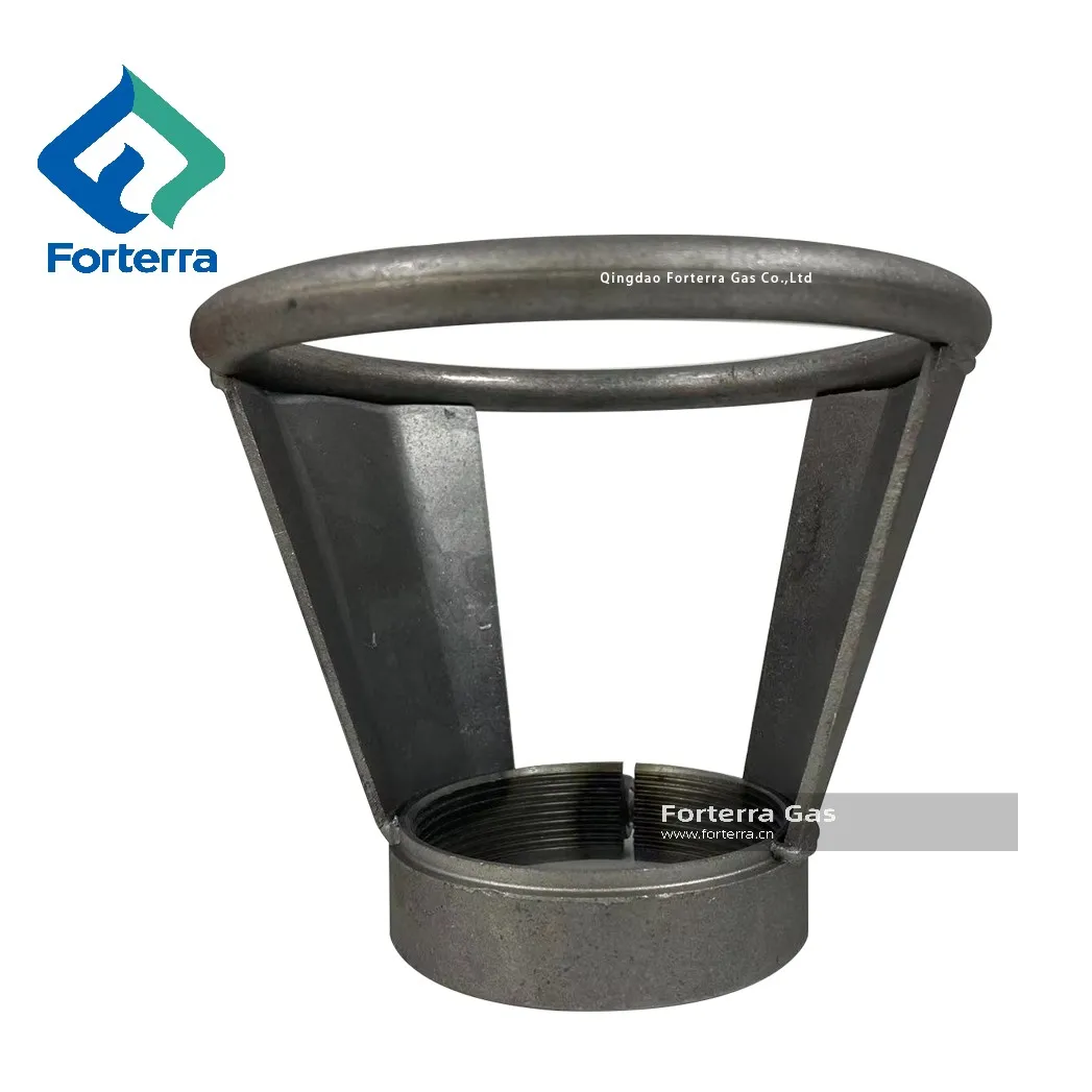 Forterra Gas Cylinder Valve Protective Cover, 80mm Steel Tulip Cap for ...