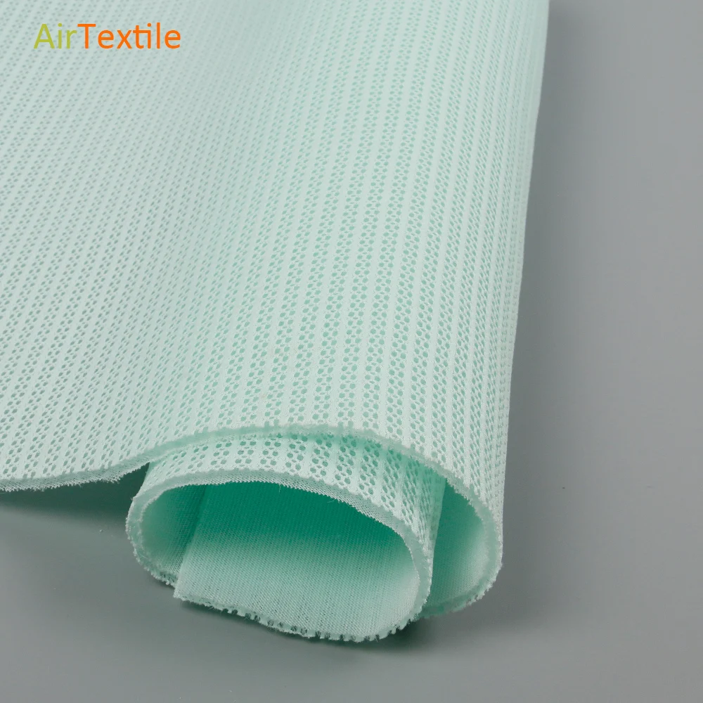 2.5 Mm Breathable Black Polyester 3D Mesh Fabric with Holes