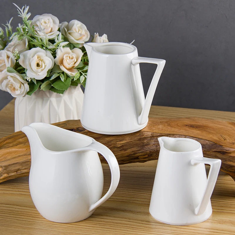 Alibaba.com: Classic White Porcelain Creamer Jar, 12 oz Ceramic Gravy ...