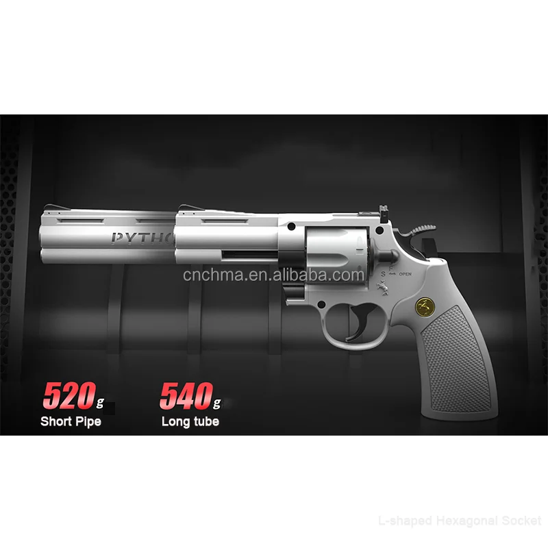 Toy Gun With Set Soft Bullet Toy Gun Metal Serial Alloy Pistol ...