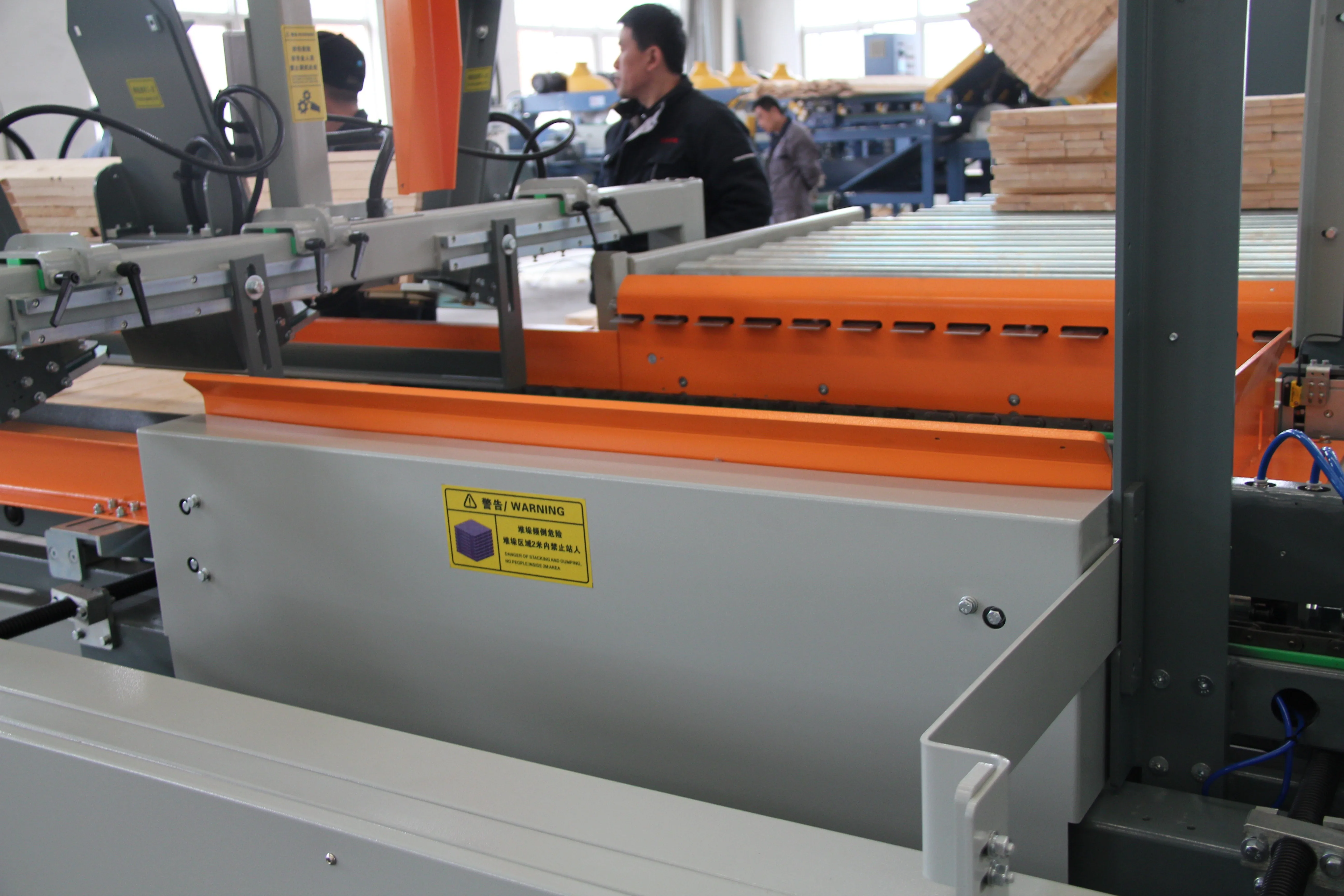 Hot Sale Hicas Sf8005+8010 Automatic Wood Timber Cutting Sorting And ...