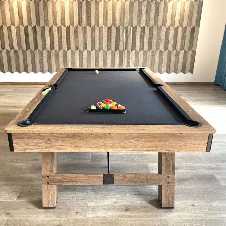 Best Seller Rustic Wood 7ft 8ft 9ft American Pool Table Mdf Billiard ...