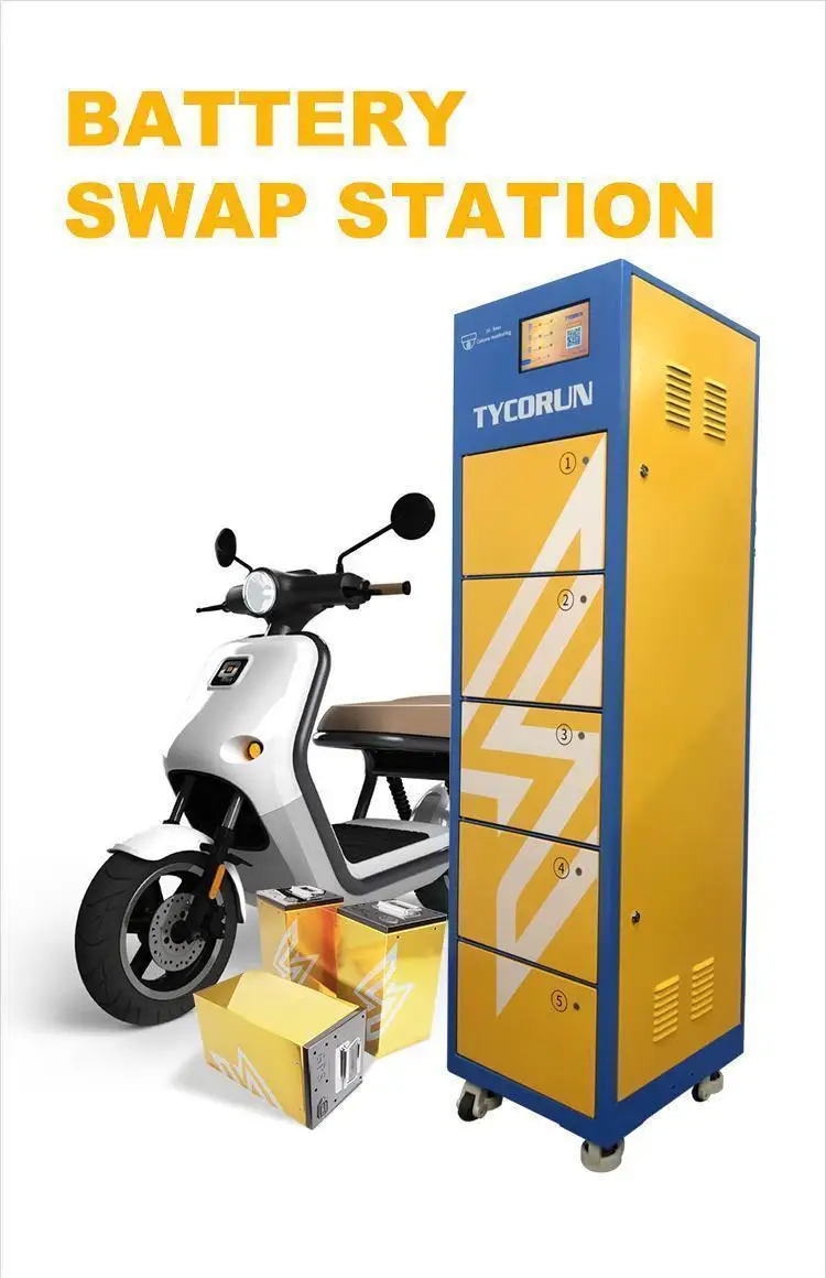 Tycorun Lithium Ion Batteries Swapping System - 5 Warehouses
