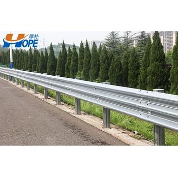 High Quality Corrugated Crash Barrier Roadway Safety Q345 Thrie Beam ...