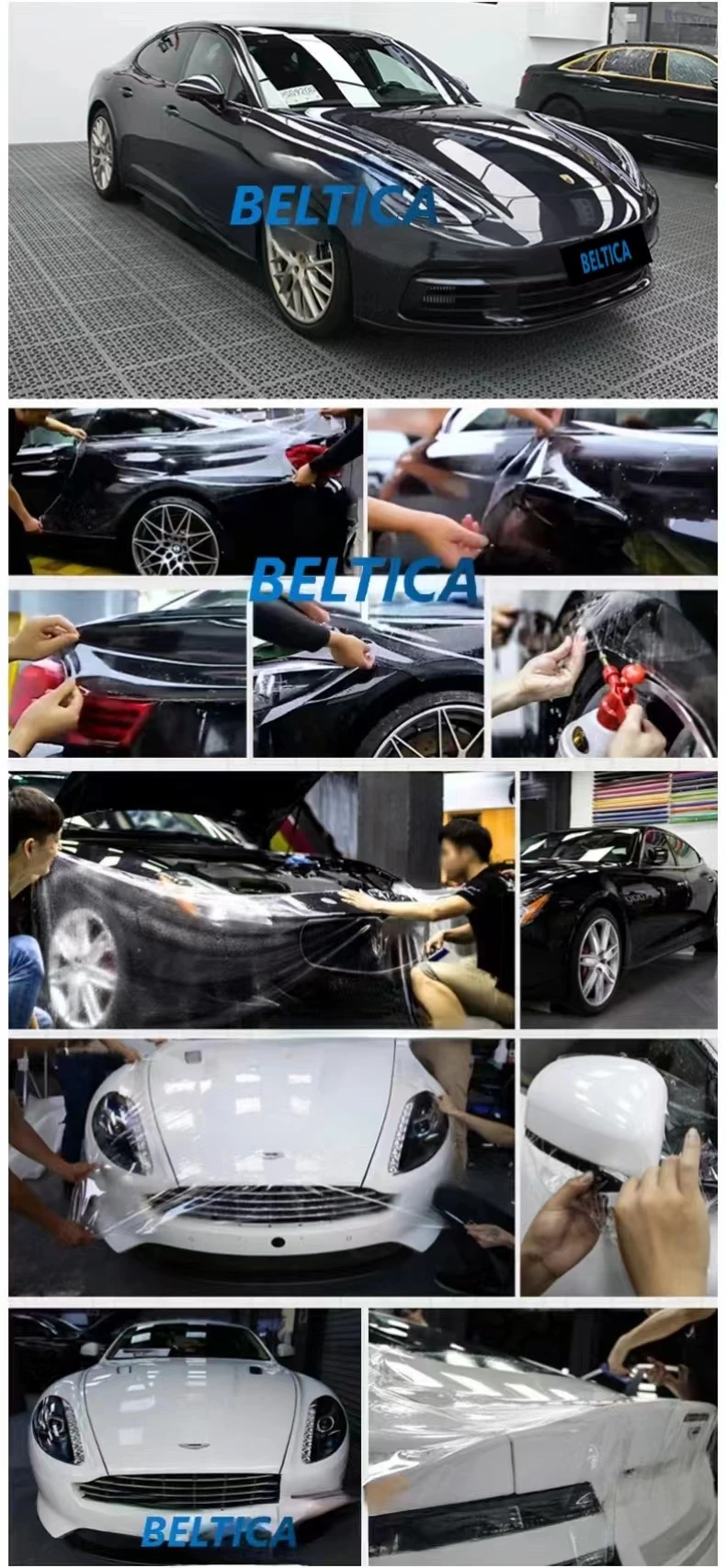 Paint Protection Film Car Wrapping Film Transparent Matte Black Body ...
