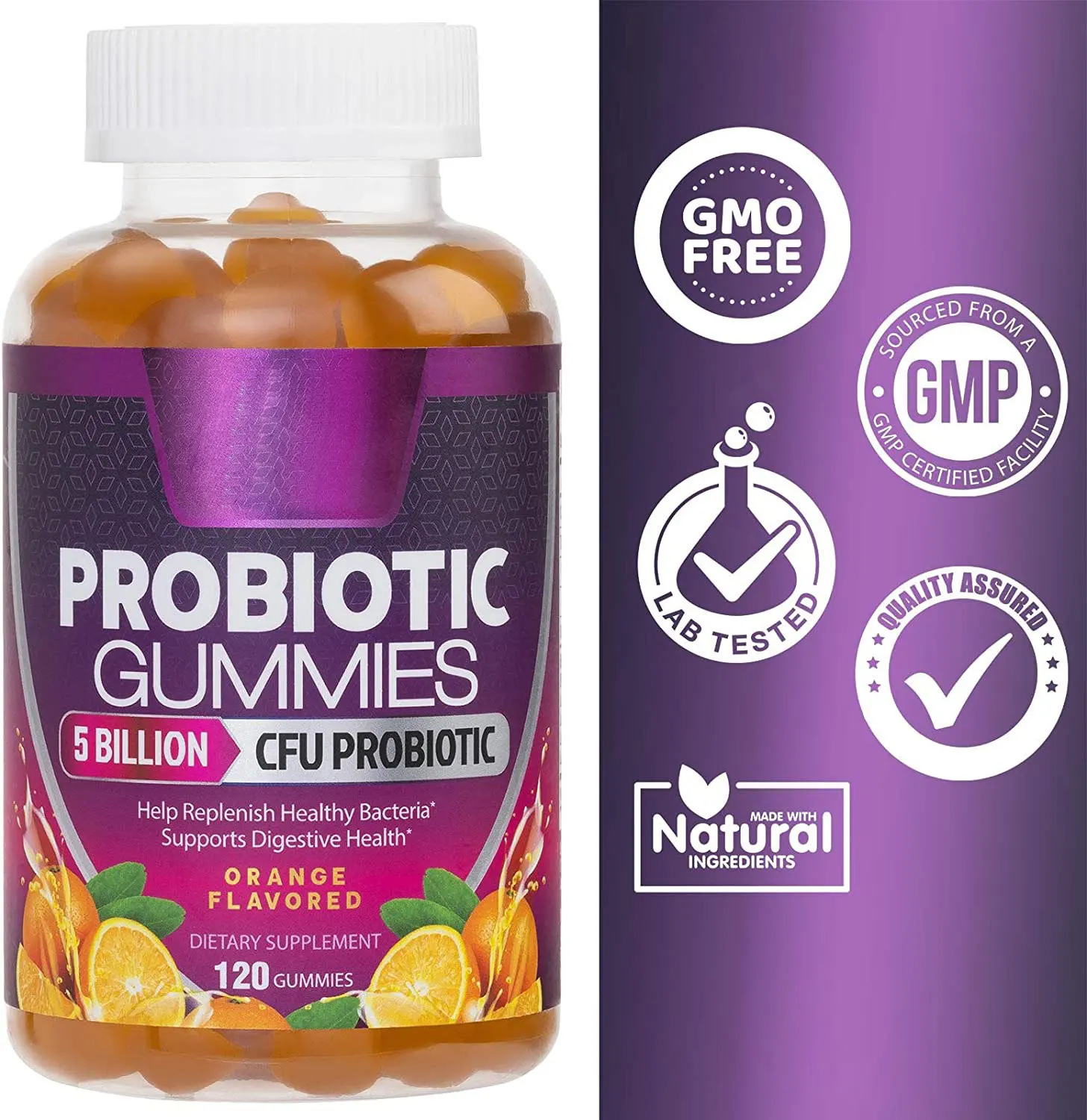 Private Label Fruit Gummies Probiotic Candies Improve Gut Enhance ...