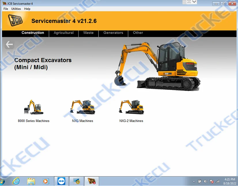 For Jcb Diagnostic Kit - Dla - Data Link Adapter - Servicemaster 4 ...