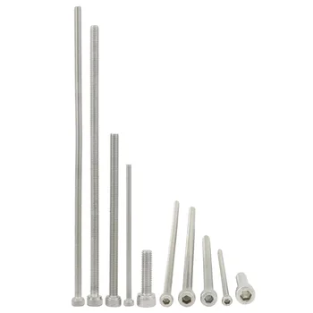 M1.6 M2 M2.5 M3 M4 M5 M6 Din912 304 Stainless Steel Inner Hexagon Lengthen Screw Knurled Cup ...