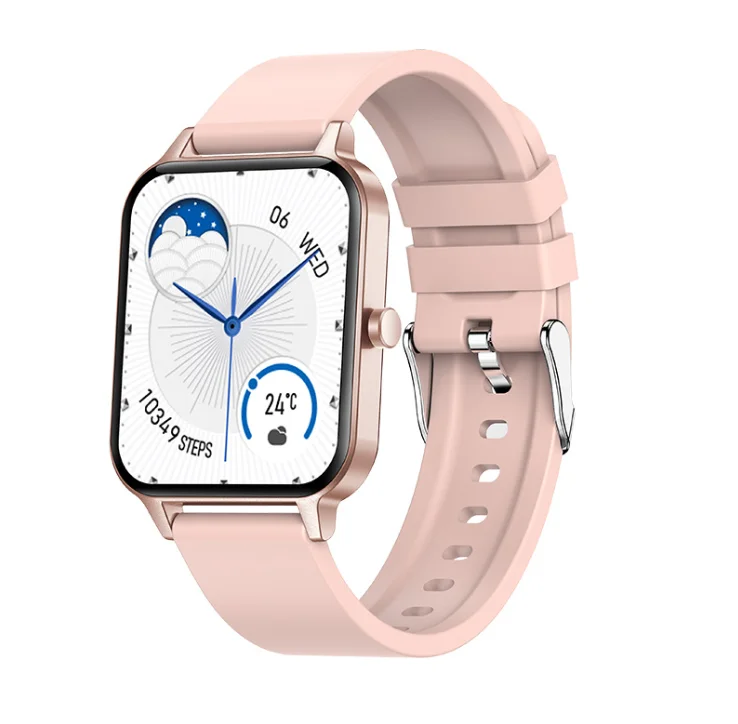 Mx8 Rose Gold Smart Watch Custom Dial Round 1.3 Heart Rate Ip67 Sports ...