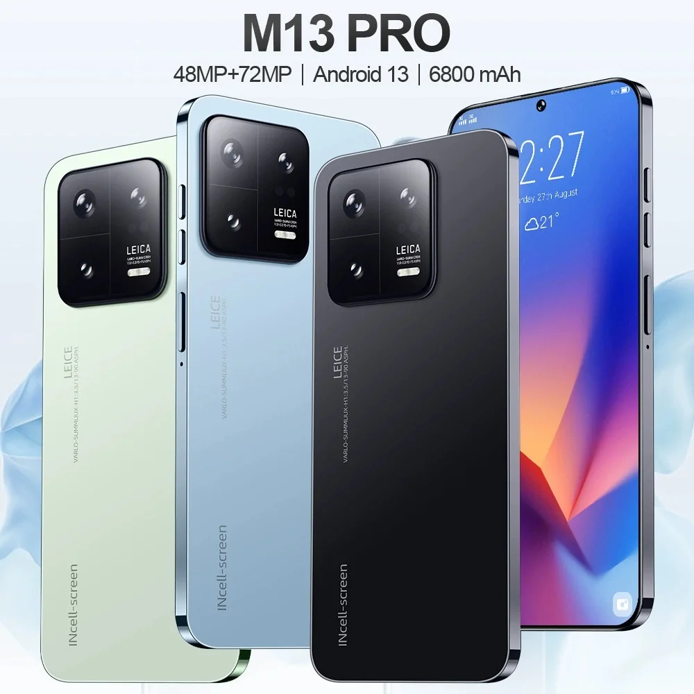 M13 PRO Smartphone - Affordable 6.8" Display & 8MP Camera
