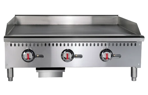 Industrial Counter Top Charbroil Hot Plate Wok Large Burger Gas Griddle