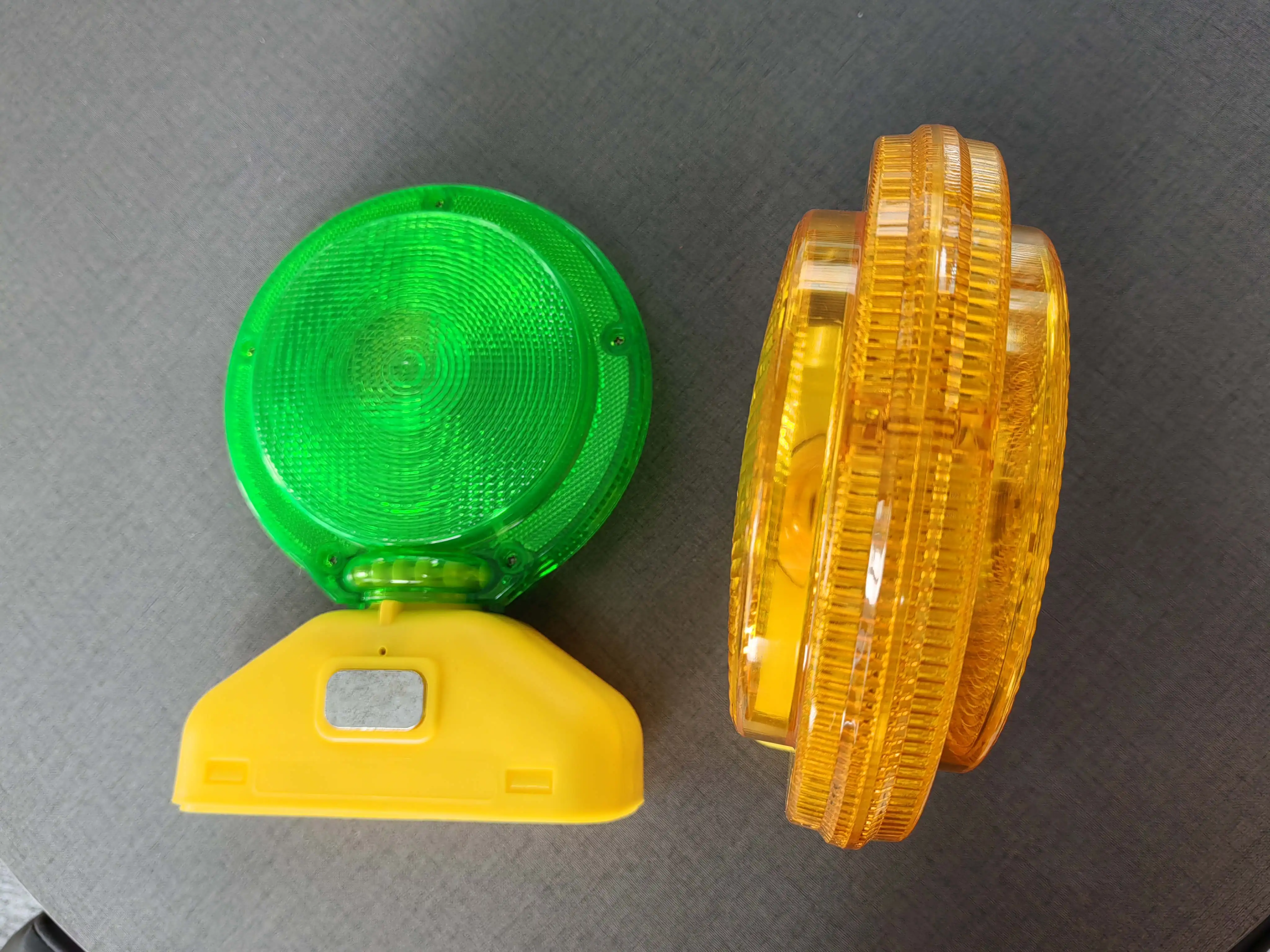 Traffic Yellow Blinking Led Warning Barricade Light Construction Site ...
