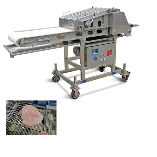 automatic beef lamb pork loin schnitzel meat flattener machine YYJ600 ...