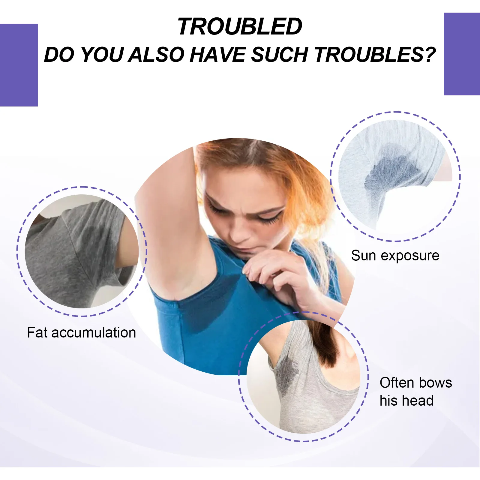 Disposable Super Sweat Absorption Absorbent Armpit Underarm Sweat Pads ...