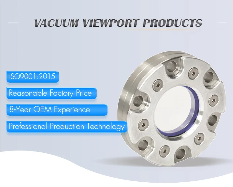 CF Flanged Viewport - Demountable Substrate Vacuum Viewports