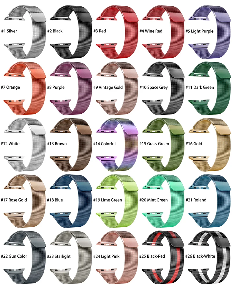 Quick Release Original Bracelet Wrist Watch Milanese Loop Stainless ...